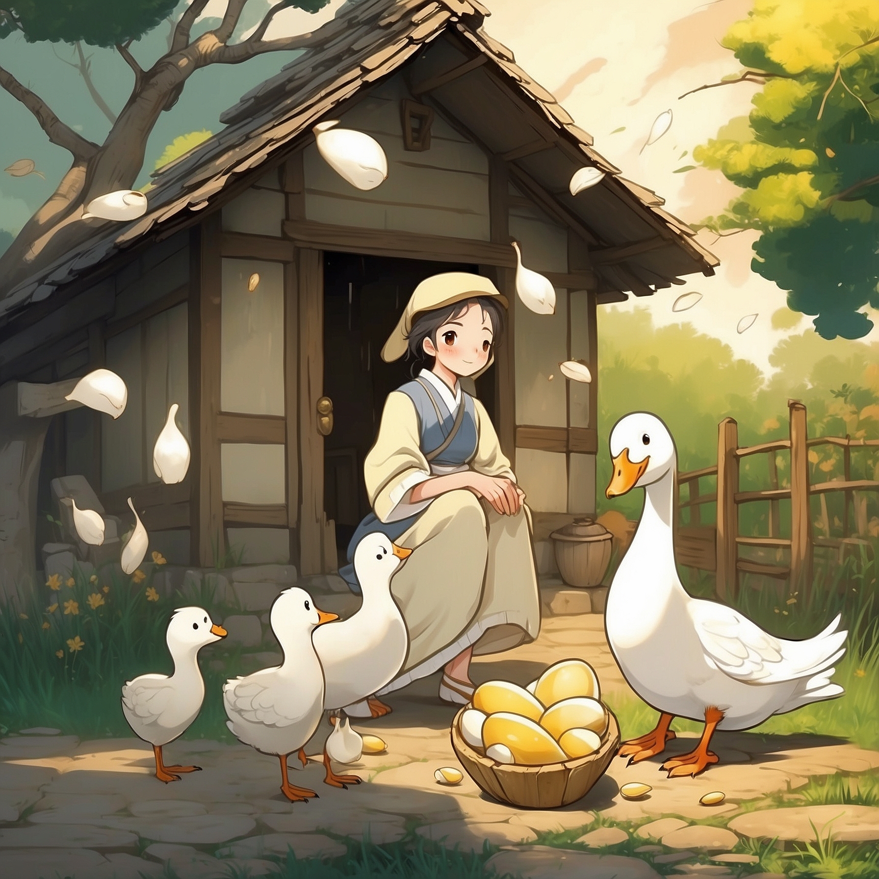 The Goose that Laid the Golden Eggs Bedtime Story