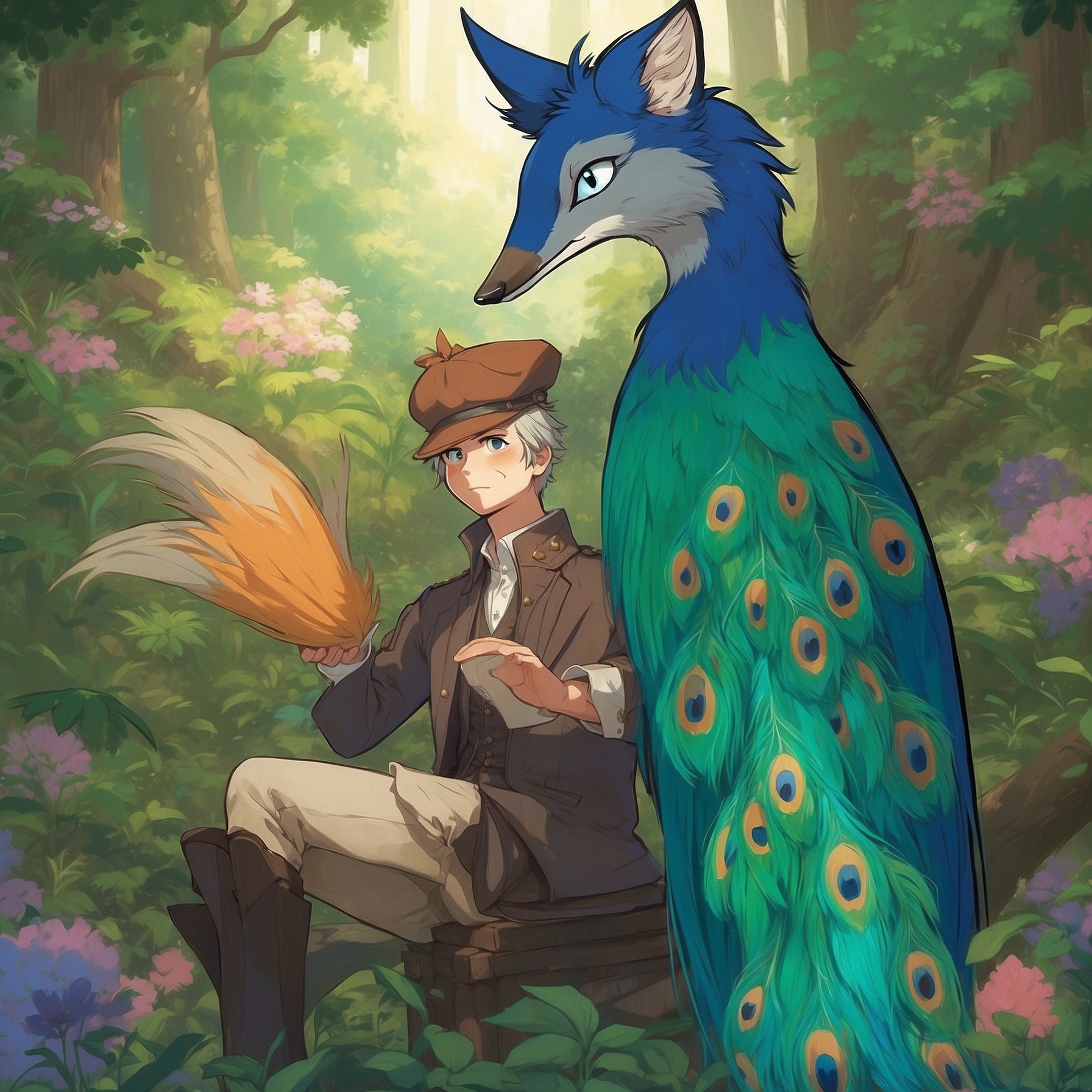 The Peacock and the Fox Bedtime Story