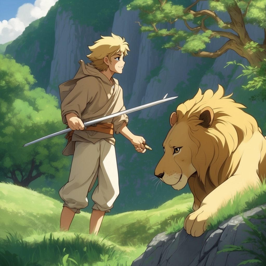 The Shepherd and the Lion Bedtime Story